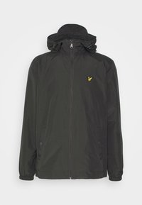 Lyle & Scott ZIP THROUGH HOODED - Allvädersjacka - gunmetal - Zalando.se