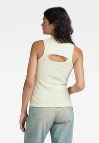 G-STAR OPEN BACK MOCK SLIM - Top - antique white/beige - Zalando.ch
