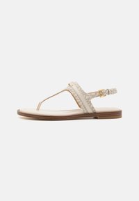 MICHAEL Michael Kors MANDY THONG - T-pántos szandálok - van/cream/bézs ...