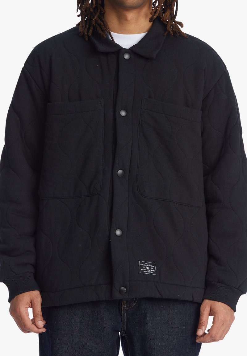 DC Shoes STREAK COACHES MIT SHERPA AD - Light jacket - kvj black/black ...