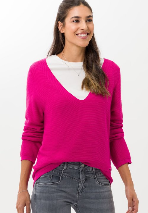 comma AUS MIX - Pullover - pink/rose - ZALANDO.CH