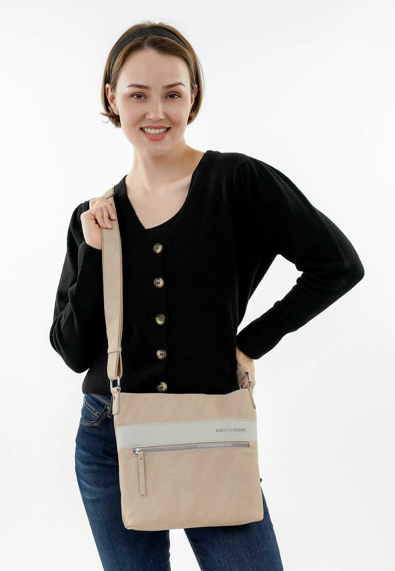 Emily & Noah BONNIE - Ülerinna-kott - taupe/pruunikashall - Zalando.ee