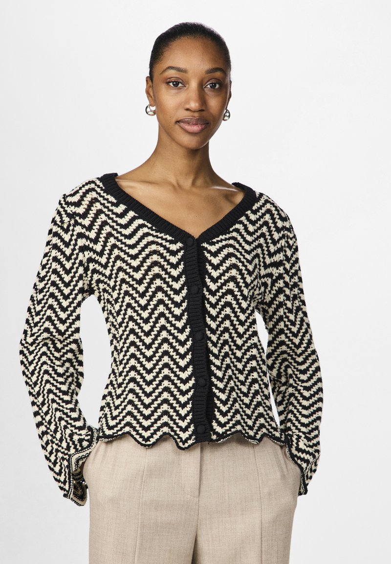 YAS YASWHIZ - Adīta jaka - black/melns - Zalando.lv