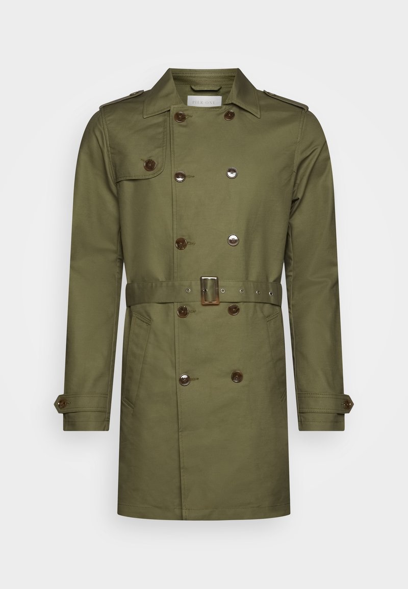 Pier One Trenchcoat - olive - Zalando.ie