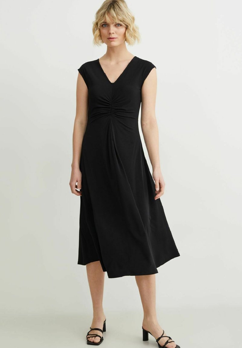 C&A Robe en jersey - black/noir - ZALANDO.FR