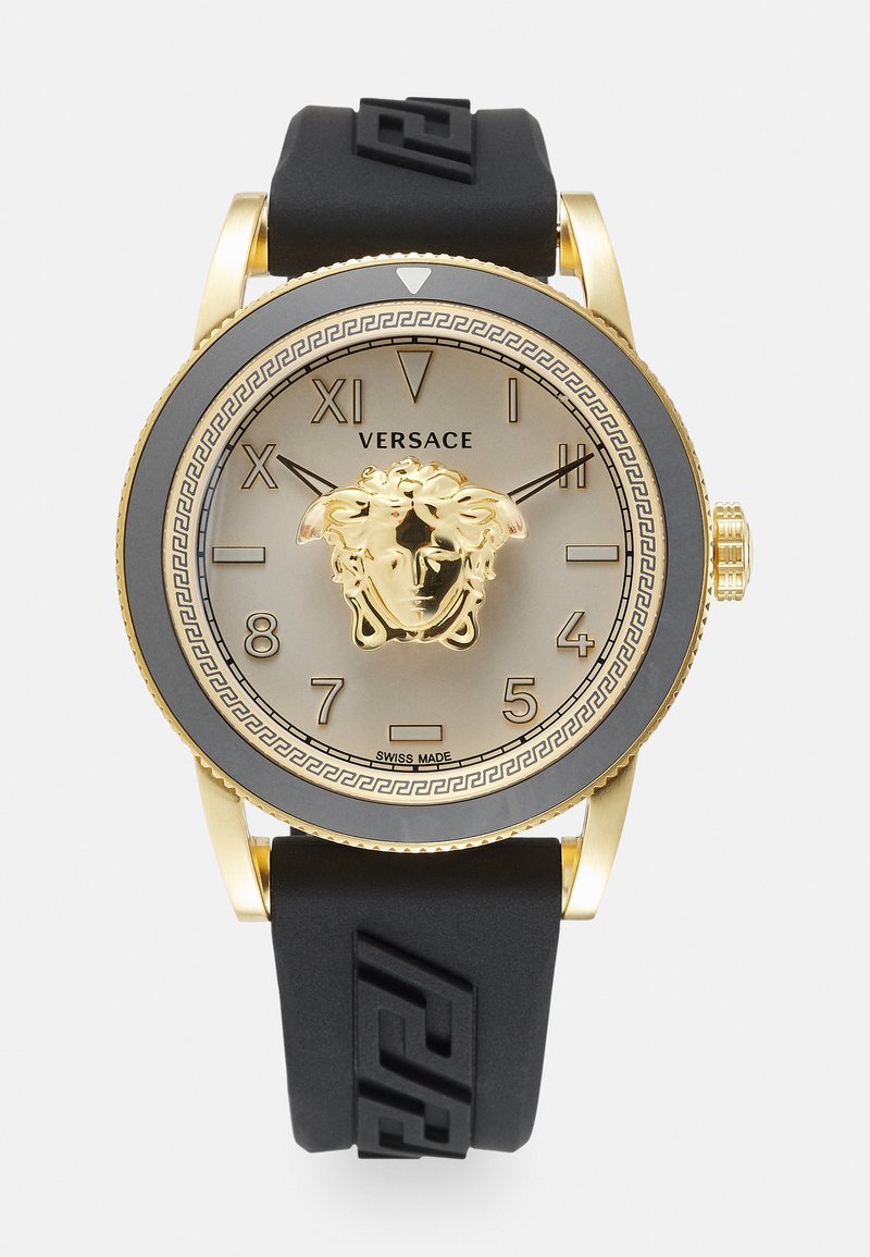 Versace Watches PALAZZO - Klocka - black/gold-coloured/svart - Zalando.se