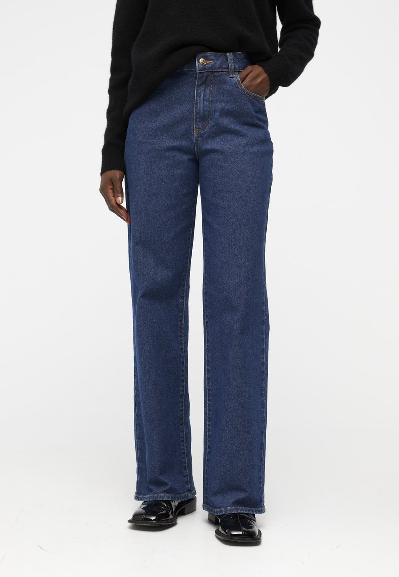 Object Jean flare - dark blue denim/denim bleu foncé - ZALANDO.FR
