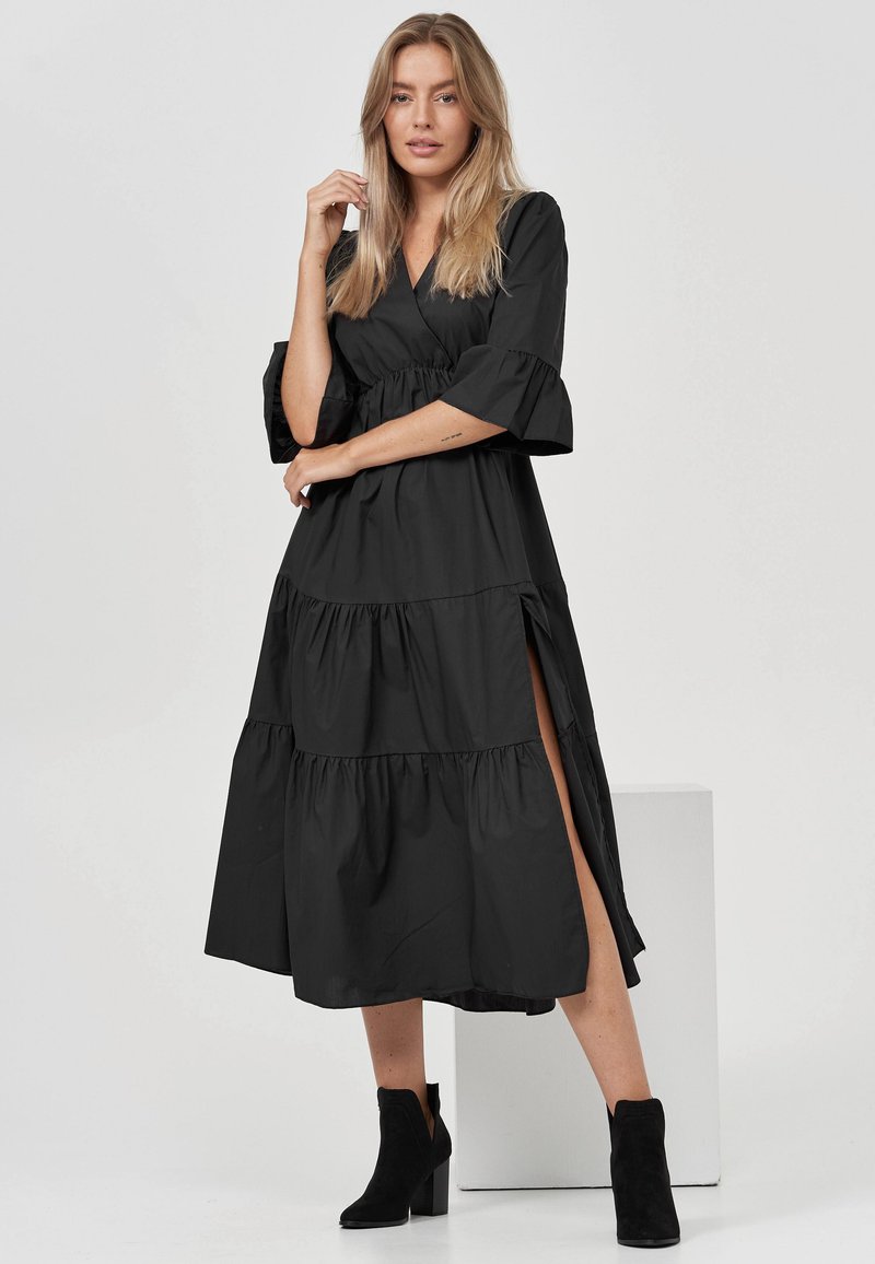 Re.draft WRAP - Maxikleid - black/schwarz - Zalando.at