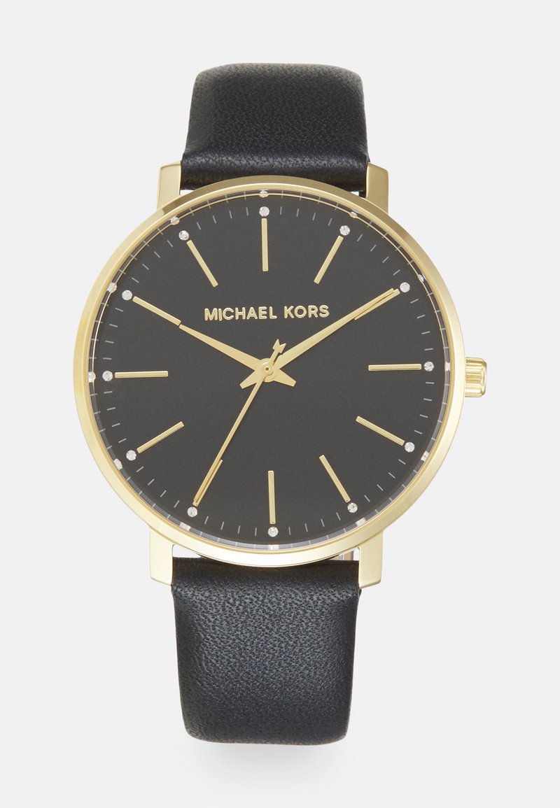 Michael Kors PYPER - Klocka - gold-coloured/black/svart - Zalando.se
