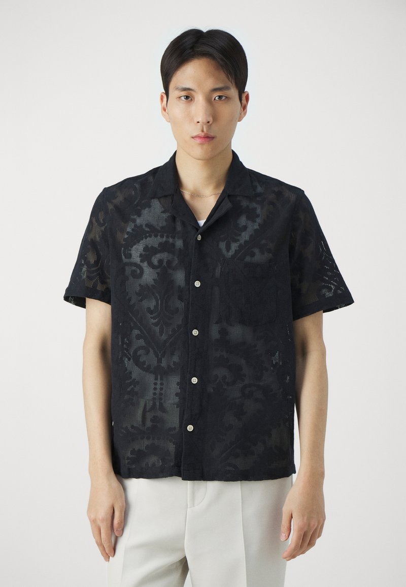 AllSaints CERRITO - Shirt - jet black/black - Zalando.ie