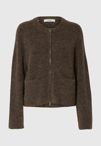 Selected MIT REISSVERSCHLUSS - Vesta na kopčanje - chocolate chip ...