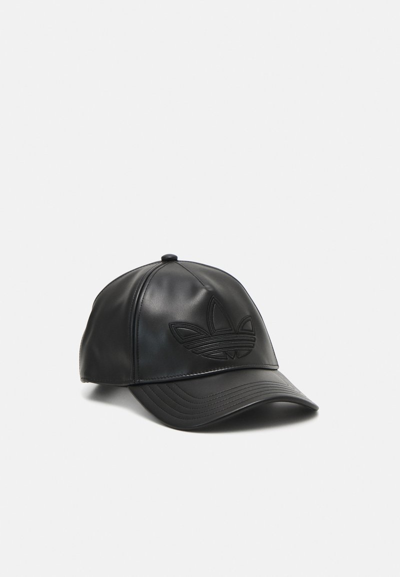 adidas Originals POLYURETHANE TREFOIL OUTLINE BASEBALL - Cap - black ...
