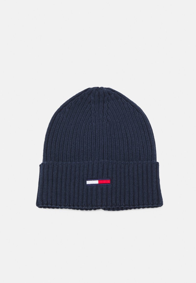 Tommy Jeans FLAG BEANIE UNISEX - Čepice - twilight navy/tmavě modrá ...