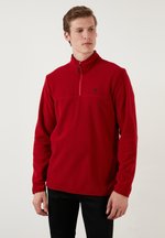 Buratti Fleece trui - bordeaux/bordeauxrood - Zalando.nl