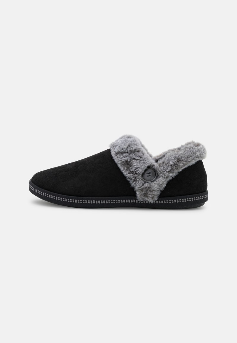 Skechers COZY CAMPFIRE - Tofflor & inneskor - black/svart - Zalando.se