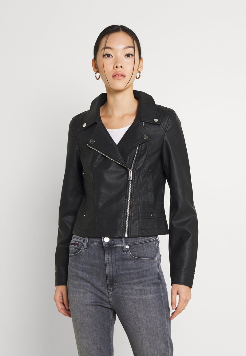 Vero Moda VMRAMON - Faux leather jacket - black - Zalando.ie