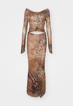 Jaded London MACRAME DRESS - Rochie maxi - multi/multicolor - Zalando.ro