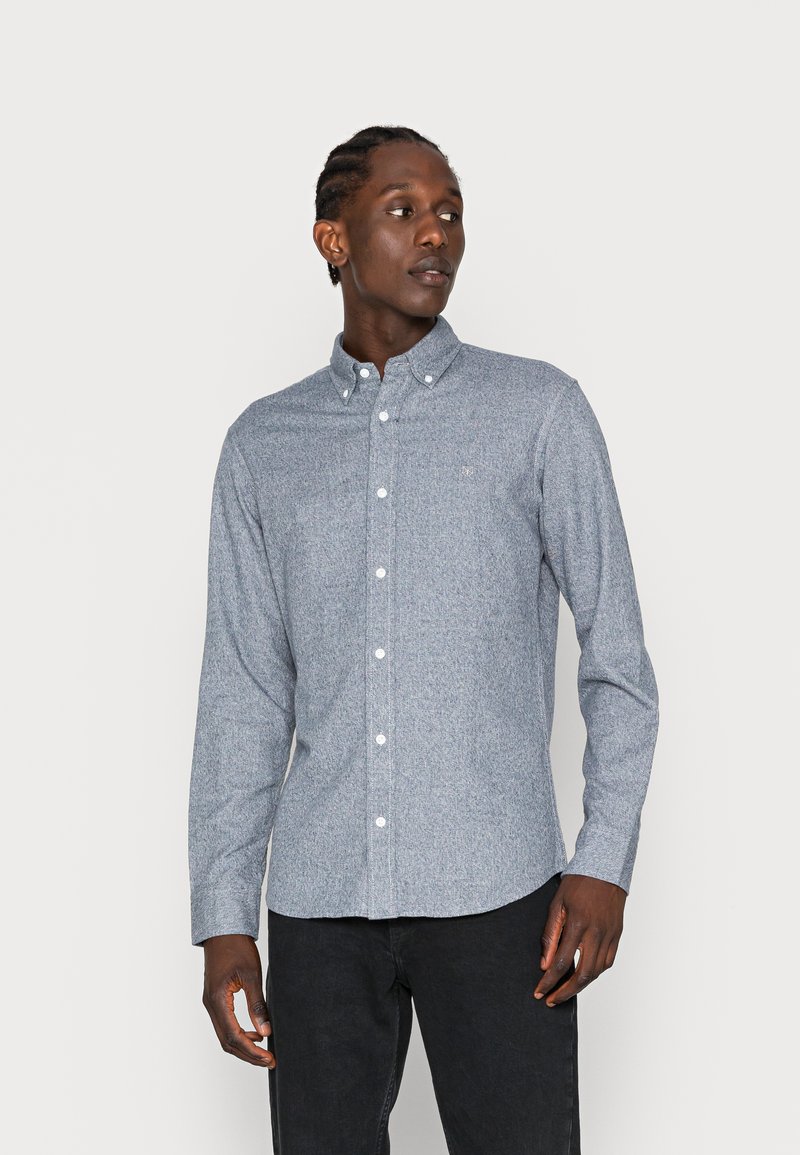 Jack & Jones PREMIUM JPRBROOK GRINDLE SHIRT - Hemd - navy blazer ...