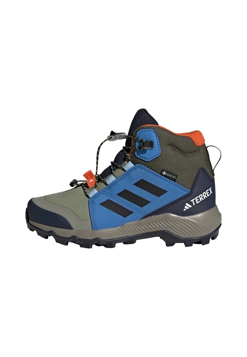 adidas Terrex MID GORE-TEX HIKING - Hiking shoes - tent green core ...