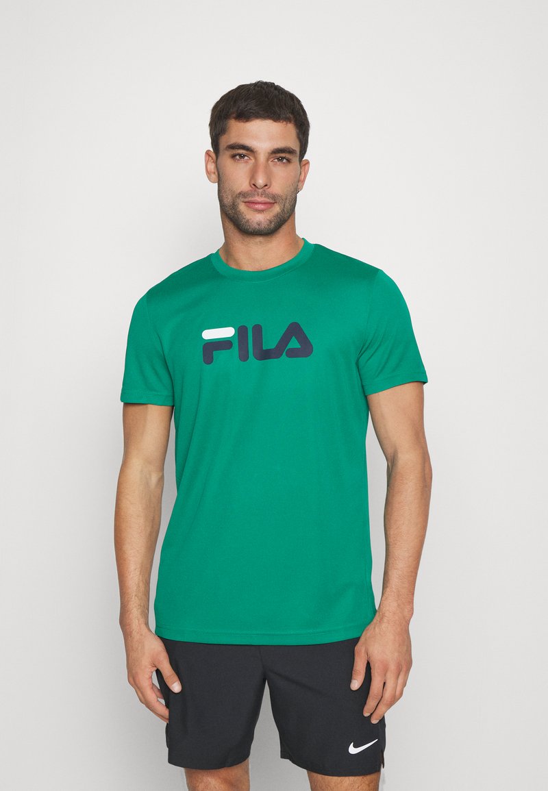 Fila LOGO - T-shirts print - ultramarine green/mørkegrøn - Zalando.dk