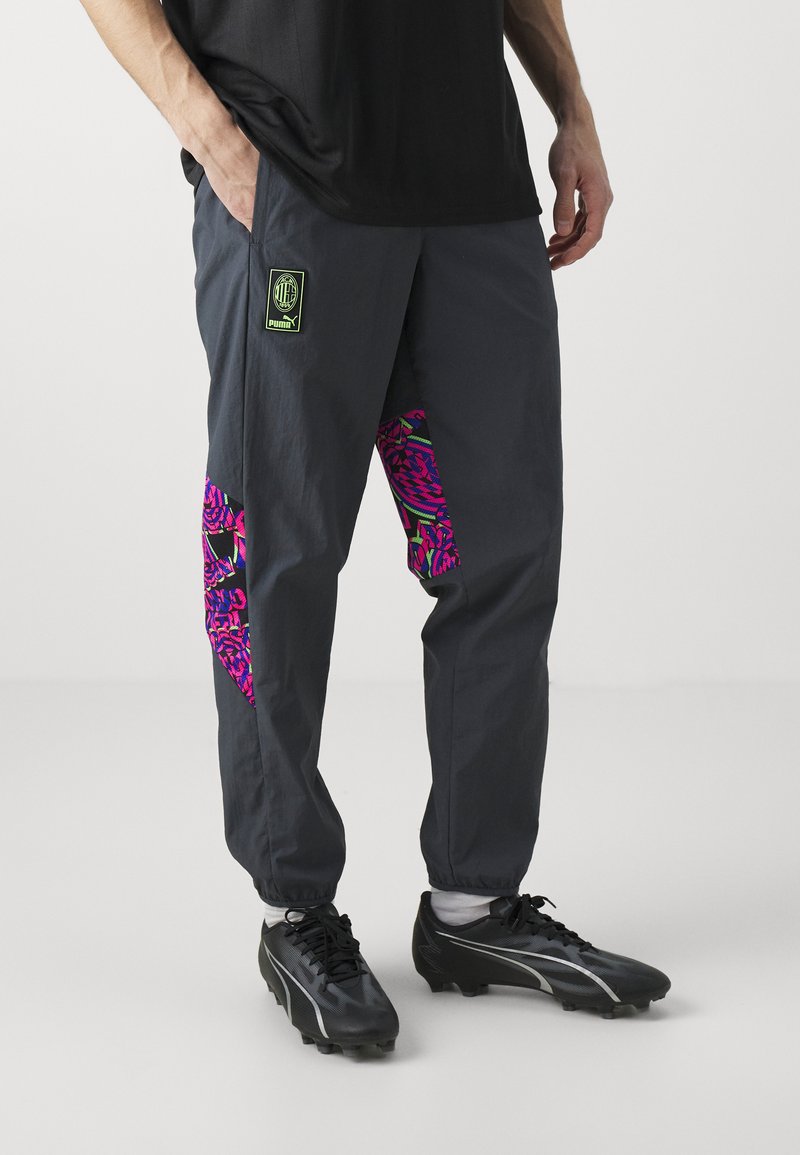 Puma AC MILAN FTBLNRGY PANTS - Club wear - strong gray/glacial gray ...