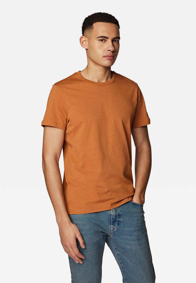 Mavi KURZARM CREW NECK - T-Shirt basic - sudan brown/braun - Zalando.de