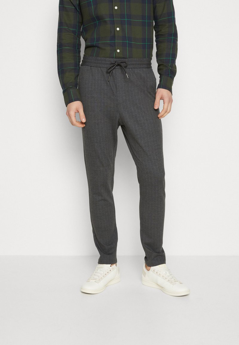Only And Sons Onslinus Tap Pant Stoffhose Dark Grey Melange