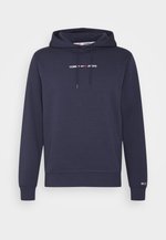 Tommy Jeans LINEAR LOGO HOODIE - Sweater - twilight navy/donkerblauw - Zalando.nl