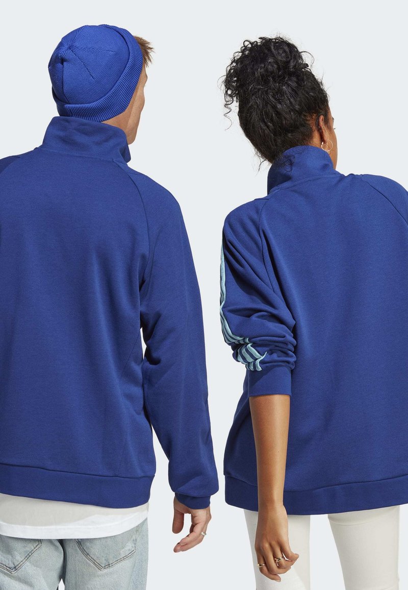 adidas Sportswear TIRO 1/4 ZIP - Långärmad tröja - victory blue/blå ...