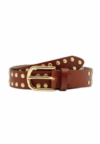 Ca'Shott SANA STUDDED - Belt - rusty cognac/brown - Zalando