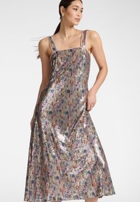 Elena Mirò CON PAILLETTES - Cocktail dress / Party dress - grigio/grey ...