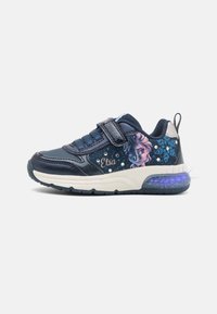 Geox DISNEY FROZEN ELSA SPACECLUB GIRL - Trainers - navy/platinum/dark ...