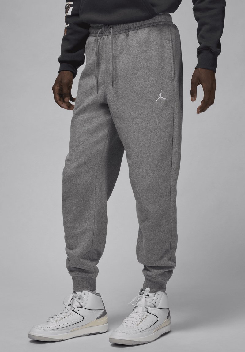 Jordan Tracksuit bottoms - carbon heather white/grey - Zalando