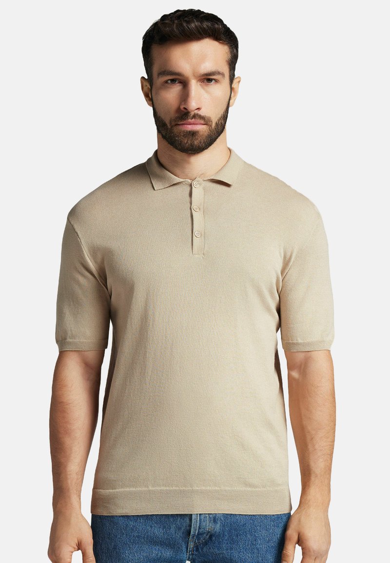 IUMAN Intimissimi Uomo - Koszulka polo/beżowy melanż - Zalando.pl
