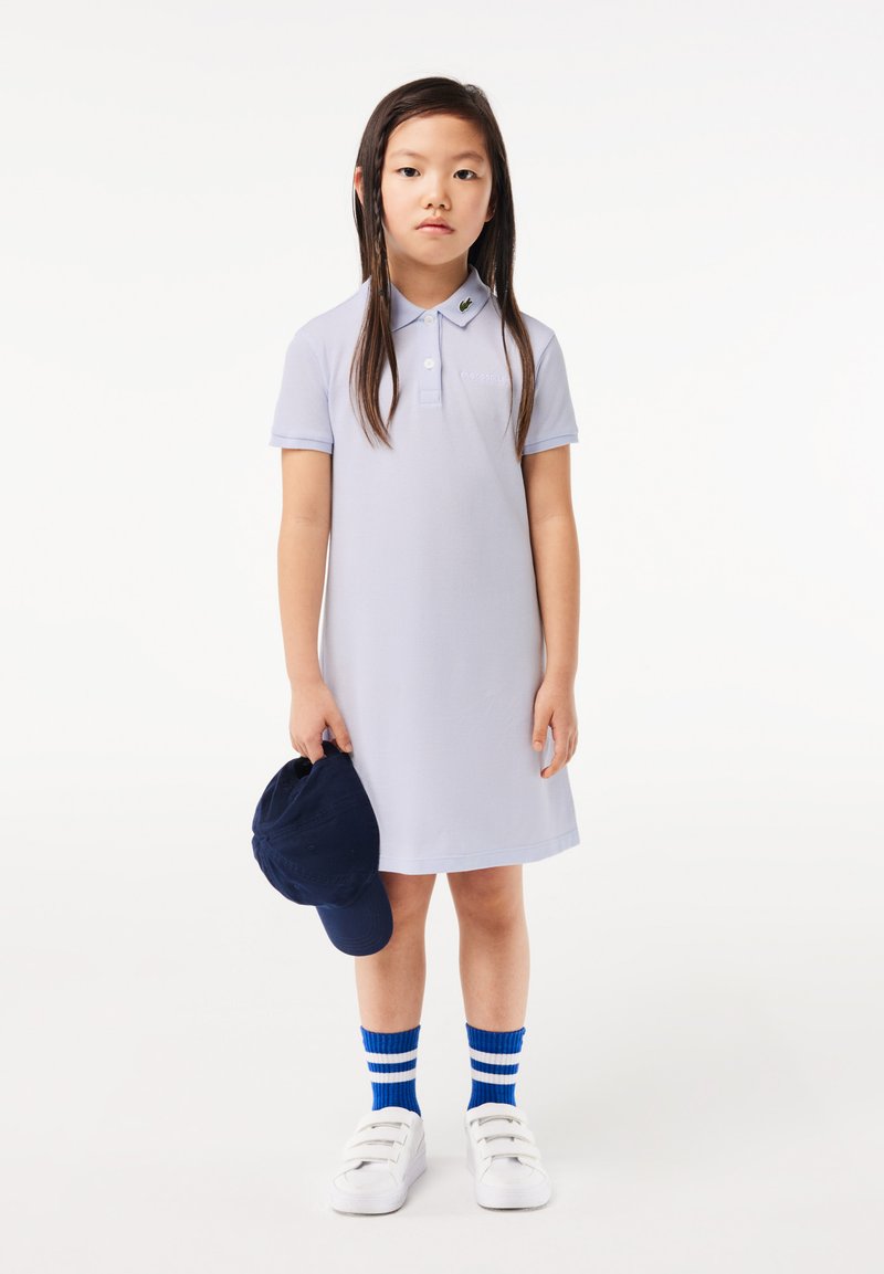 Lacoste DRESS CROCODELLE - Robe de jour - phoenix blue/bleu clair ...