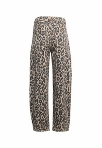 Marks & Spencer MID RISE ANIMAL BARREL - Vaqueros rectos - brown mix ...