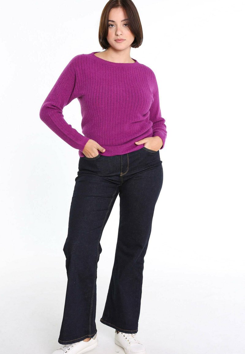 Cassis AJOURÉ UNI - Jumper - violet/purple - Zalando.de