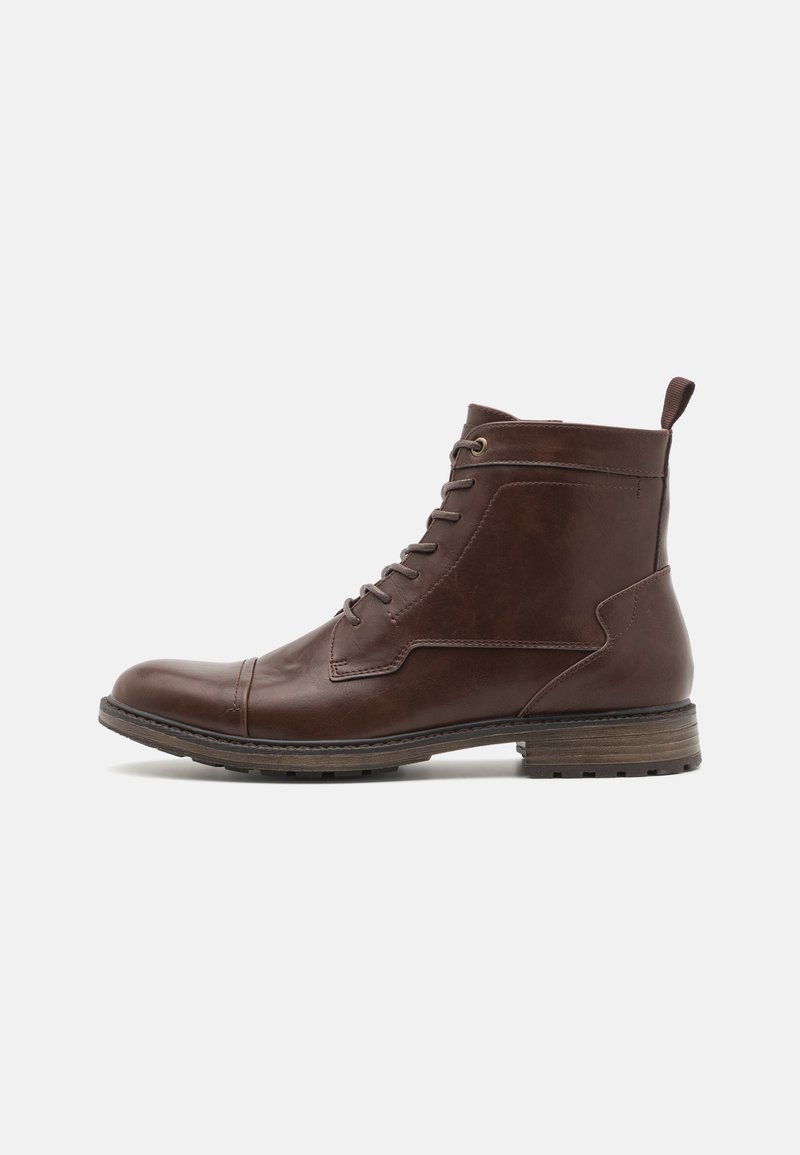 Pier One - Botki sznurowane/brązowy - Zalando.pl