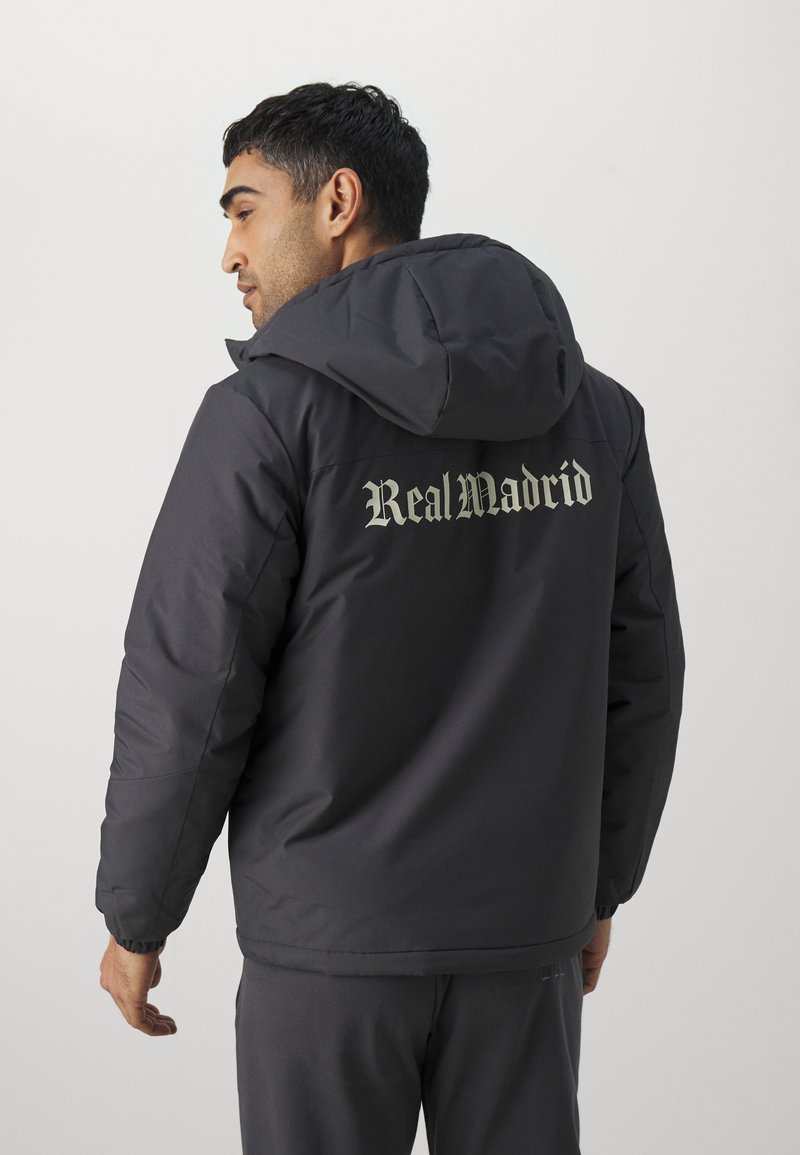 adidas Performance REAL MADRID JACKET - Winter jacket - utility black ...