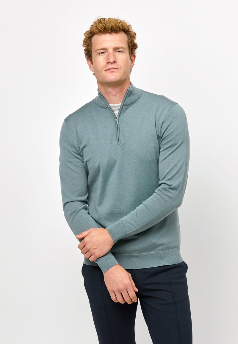 PROFUOMO HALFZIP PULLOVER - Trui - light green/groen - Zalando.nl