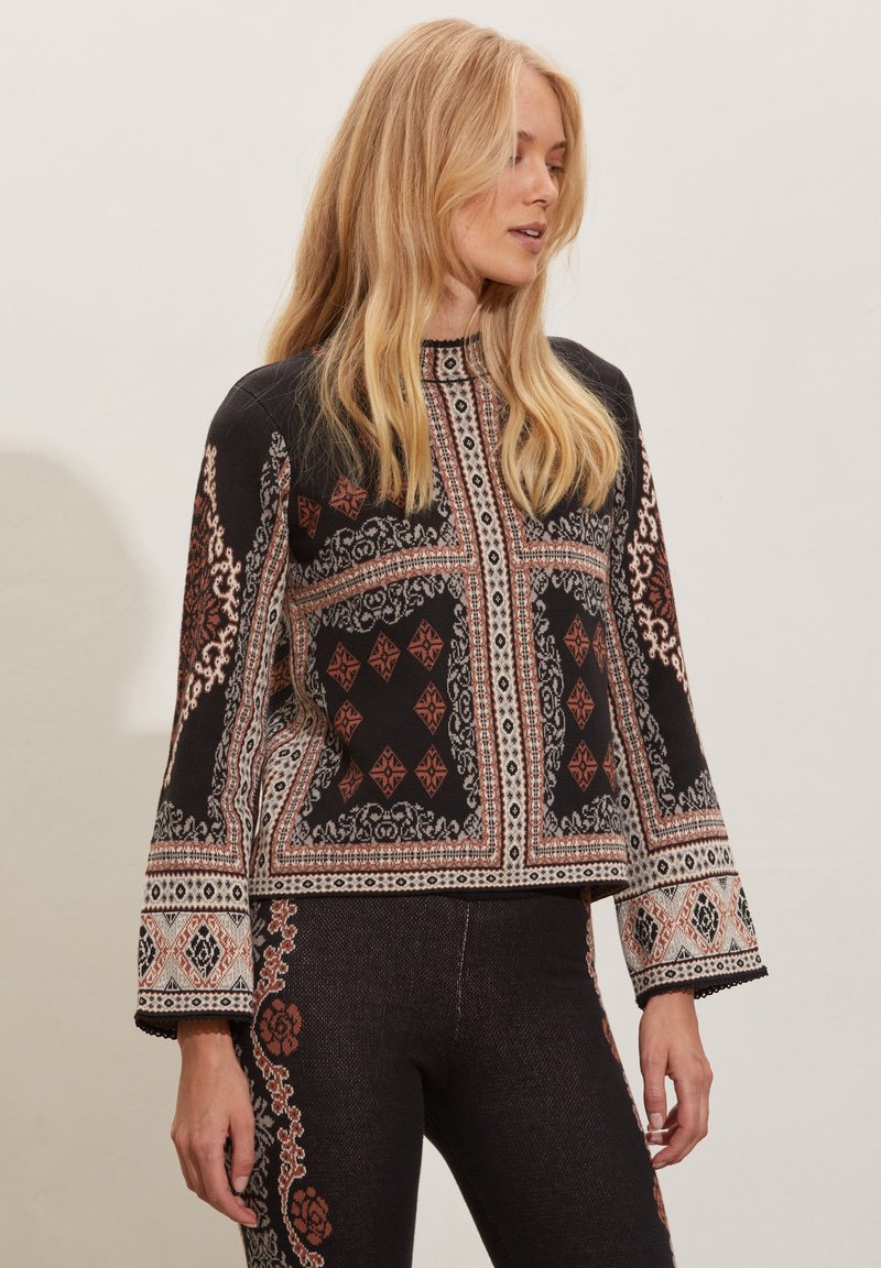 Odd Molly BELINDA - Strickpullover - almost black/schwarz - Zalando.de