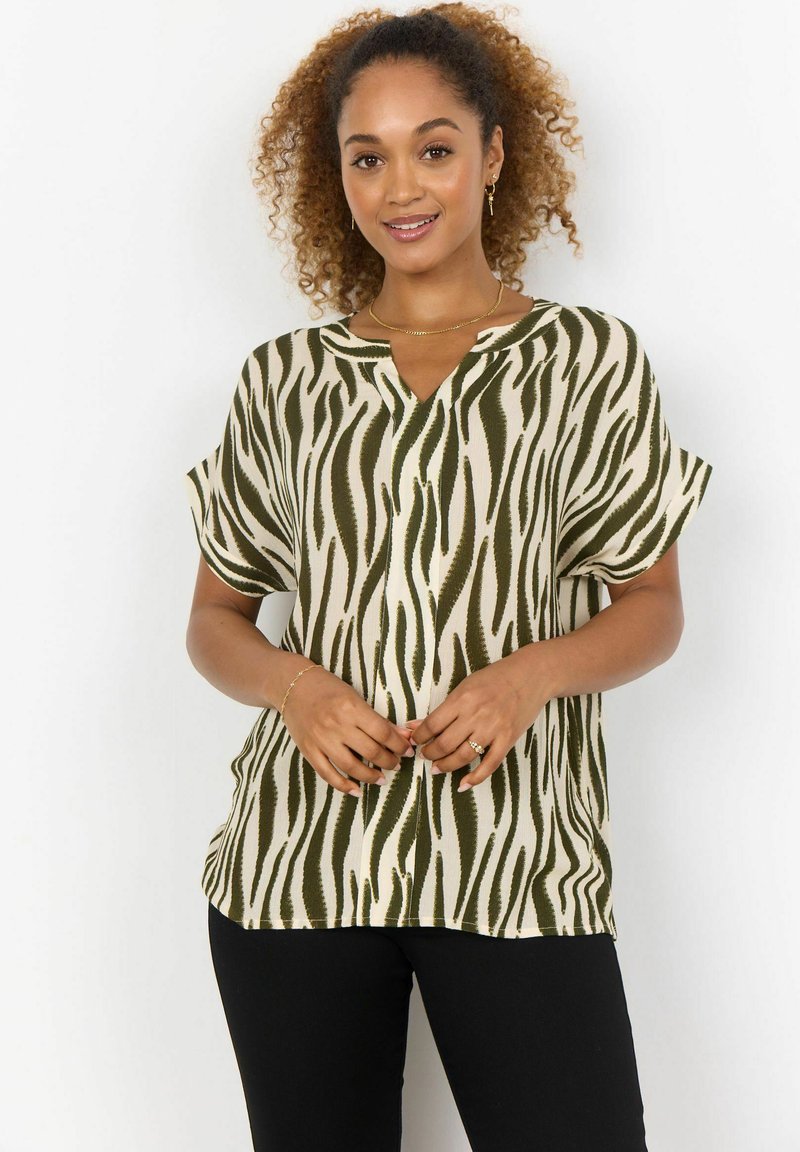 Soyaconcept RUTH - Blouse - misty combi/green - Zalando.ie