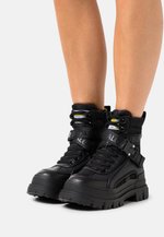 Buffalo ASPHA - Stivaletti stringati - black/nero - Zalando.it