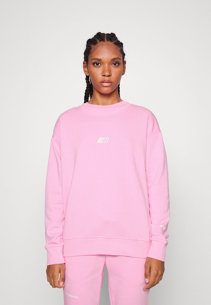 New Balance ESSENTIALS CREW - Sweatshirt - orbit pink/pink - Zalando.de