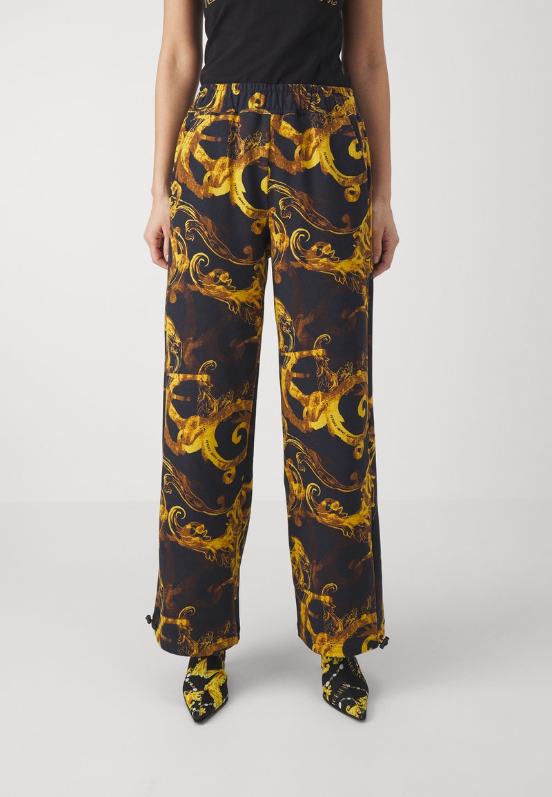 Versace Jeans Couture Pantaloni de trening - black/gold/negru - Zalando.ro