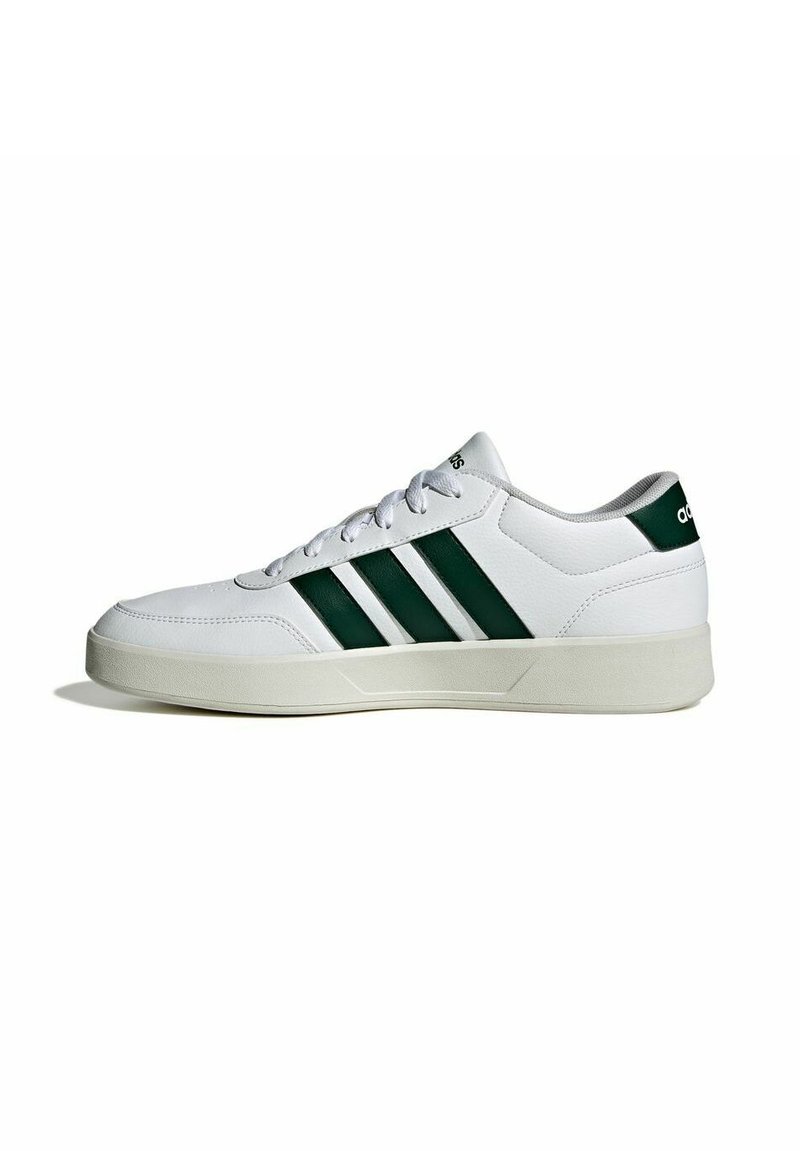 adidas Sportswear BREAKNET - Trainers - cloud white/collegiate green ...