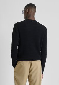 Antony Morato SWEATER REGULAR FIT 3D - Jumper - black - Zalando
