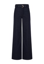 adL BELTED - Flared Jeans - navy blue/donkerblauw - Zalando.be