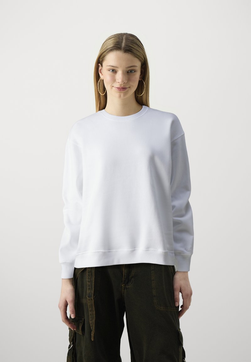 Hollister Co. CREW - Sweatshirt - bright white/weiß - Zalando.de