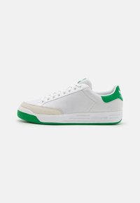 adidas Originals ROD LAVER UNISEX - Trainers - white/green/white - Zalando